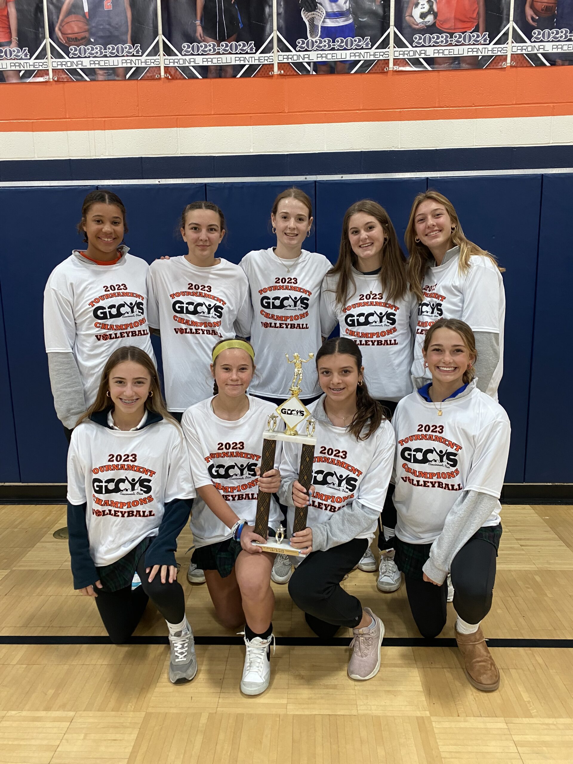 8th Grade Girls Volleyball Champs – Cardinal Pacelli